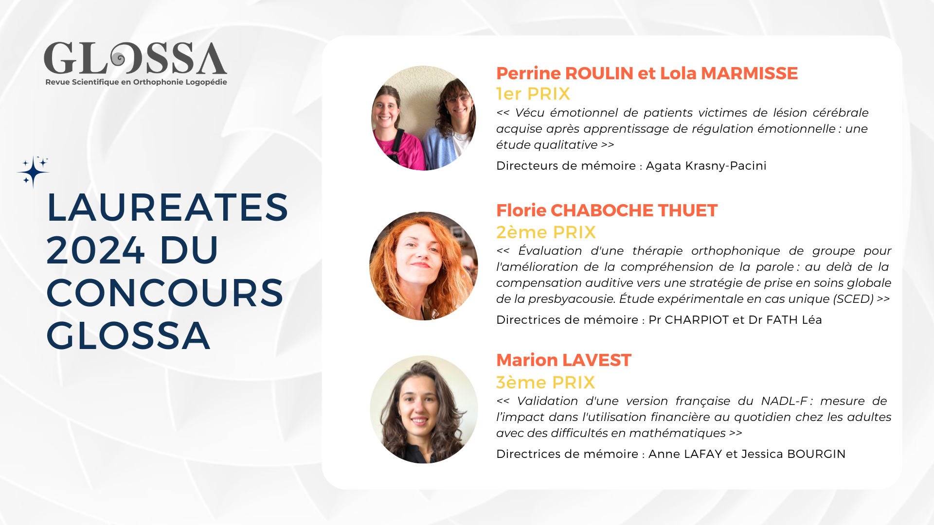 UNADREO : évaluation et recherche en orthophonie